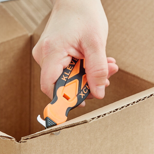 Klever Kutter X-Change Orange Box Cutter with Kurve Head KCJ-XC-40G