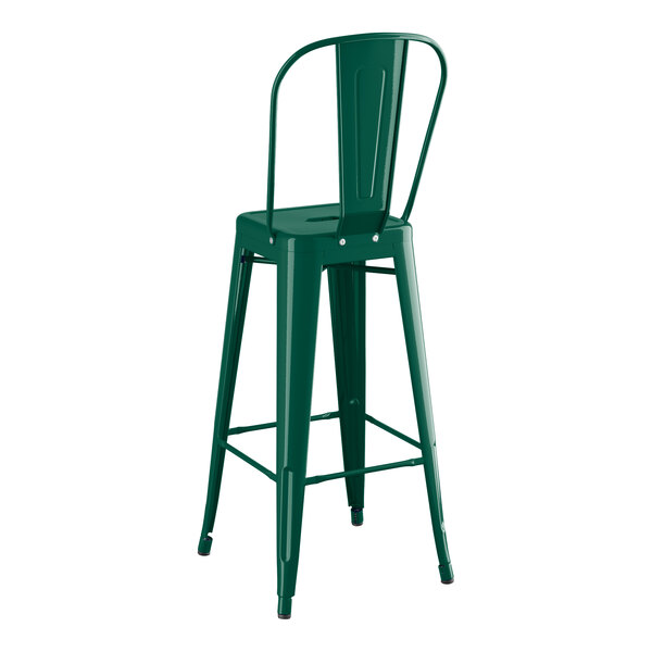 Lancaster Table & Seating Alloy Series 30" Round Emerald Green Bar ...