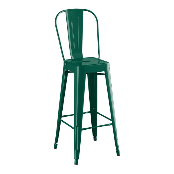 Lancaster Table & Seating Alloy Series 23 1/2" x 23 1/2" Emerald Green ...