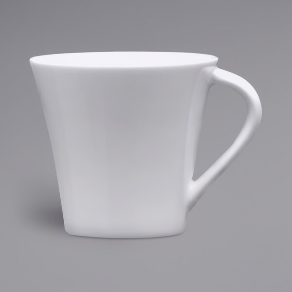 Fortessa Fortaluxe Tavola 3 oz. Bright White Porcelain Espresso Cup ...