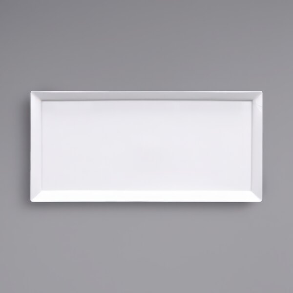 Fortessa Fortaluxe Tavola 10 1/4" x 5" Bright White Rectangular ...
