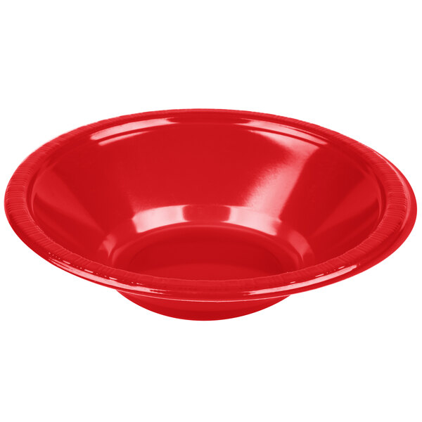 Creative Converting Red Plastic Bowls (Bulk, 20/Pack)