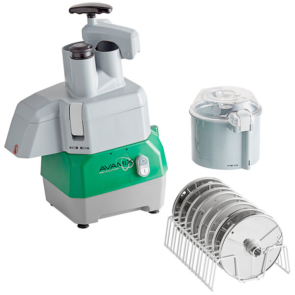 AvaMix Revolution CFBB348DG Combination Food Processor with 3 Qt. Gray ...