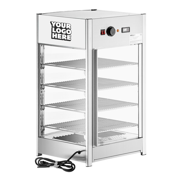 ServIt PDW12D2SC 12" Self-Service Countertop Display Warmer with 4 ...