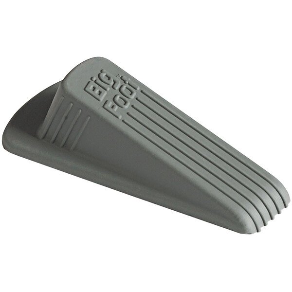 Master Caster Big Foot Gray Rubber Door Stop 00986 - 12/Pack