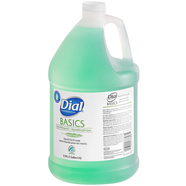 Dial DIA33809 Professional Basics 1 Gallon Hypoallergenic Liquid Hand Soap