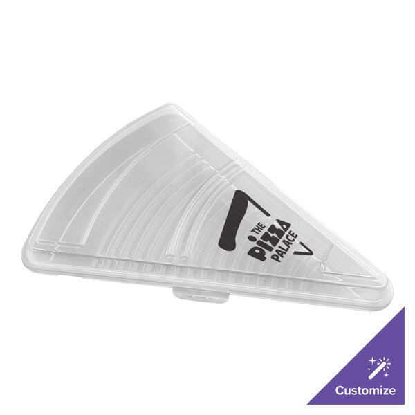 GET Eco-Takeouts Clear Customizable Reusable Pizza Slice Container 10 1 ...