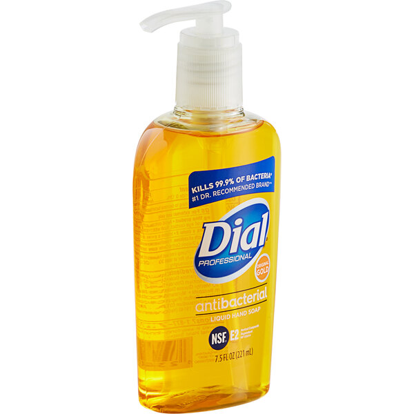 Dial DIA84014 Professional Gold 7.5 oz. Antibacterial Liquid Hand Soap