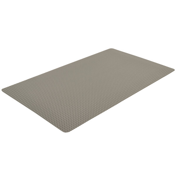 Notrax Bubble Trax Ultra 3' x 5' Gray Anti-Fatigue Mat 782S0035GY - 3/4 ...