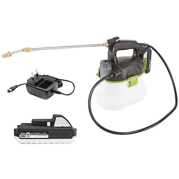 Sun Joe 24V-GS-LTW 1 Gallon iON+ Cordless Multi-Purpose Chemical ...