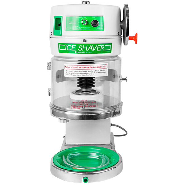 Hatsuyuki Block Ice Shaver - 120V at WebstaurantStore