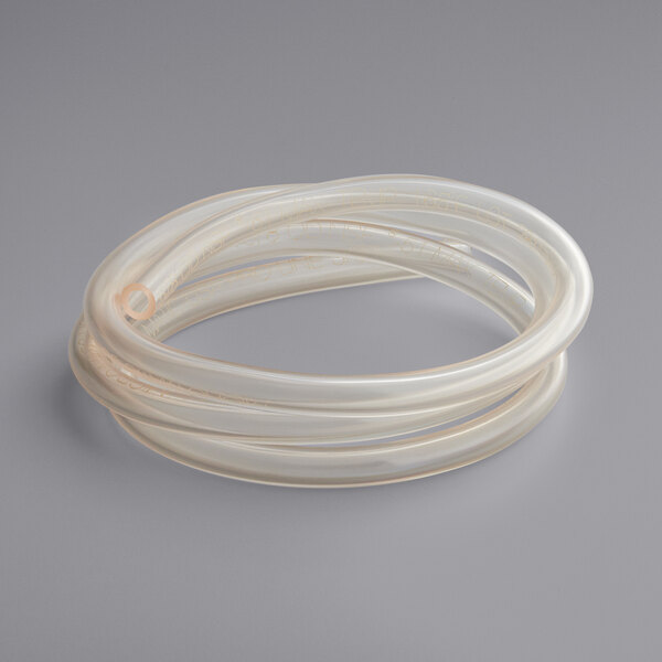 Micro Matic 549WD1200C 100' Braided Clear Vinyl Beer Hose - 5/16" ID