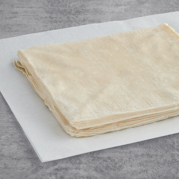 Golden Tiger 6 1/2" x 6 1/2" Egg Roll Wrapper 1 lb. - 12/Case