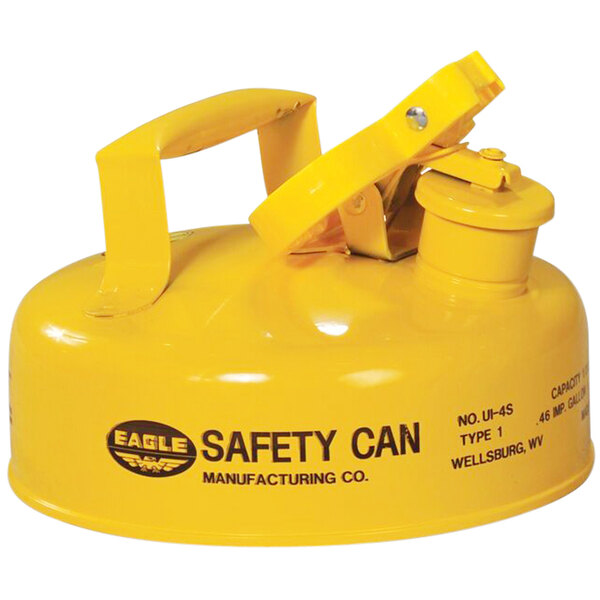 Eagle Manufacturing 2 Qt. Type I Yellow Steel Diesel Safety Can with ...