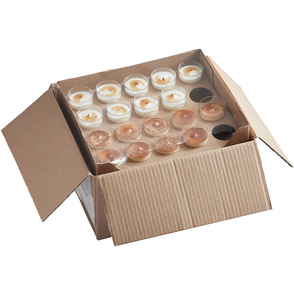 White Toque Mini Assorted Dessert Cups 9 Count of 4 Flavors - 36/Case