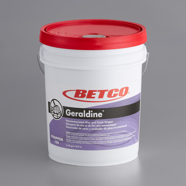 Betco 1040500 Geraldine 5 Gallon Non-Ammoniated Floor Stripper