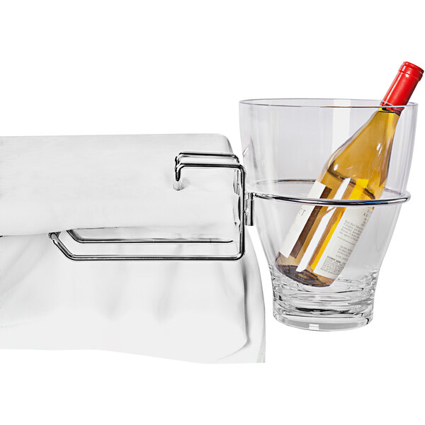 Table-Mount Wine Bucket Rack, 2-Piece at WebstaurantStore