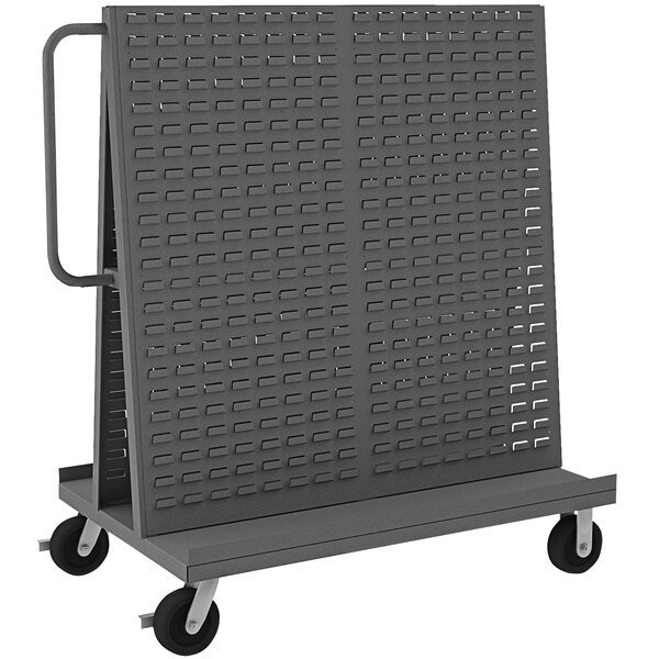 Durham Mfg 54 1/2" x 30" x 57" Double-Sided A-Frame Truck with Louvered ...