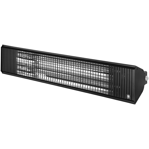 Aura Carbon Black Aluminum Carbon Fiber Electric Infrared Heater with ...