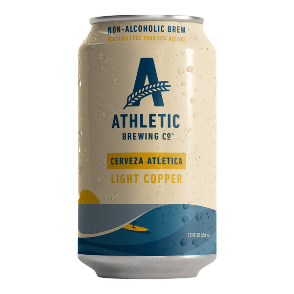 Athletic Brewing Co. Cerveza Athletica Non-Alcoholic Light Copper 12 fl ...