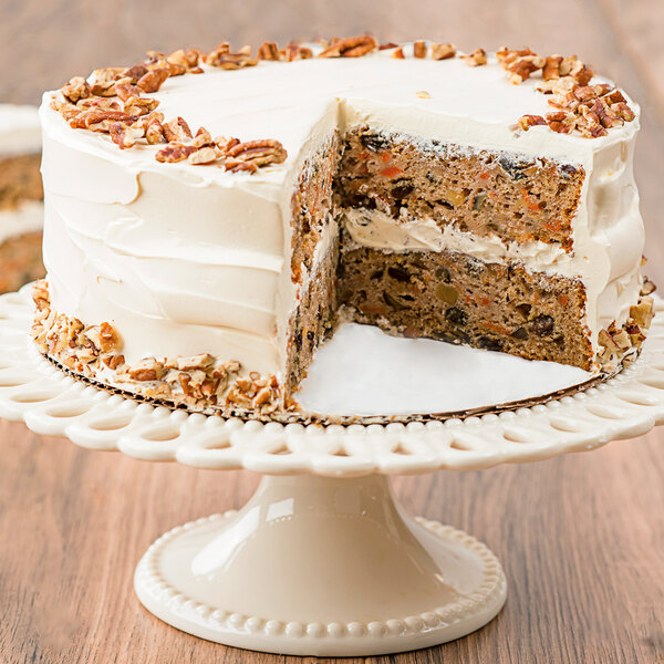 Rich's Allen Un-Iced Round Carrot Cake 8" - 24/Case
