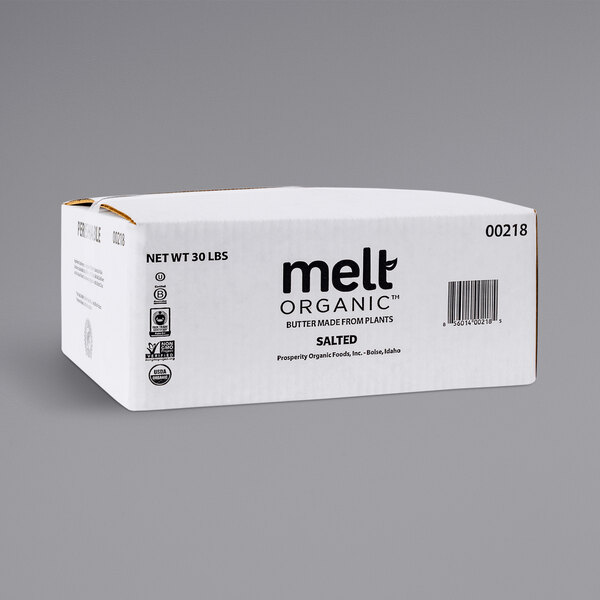 Melt Organic Plant-Based Vegan 30 lb. Salted Butter