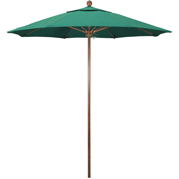 California Umbrella Venture Series 7 1/2' Spectrum Aztec Push Lift ...