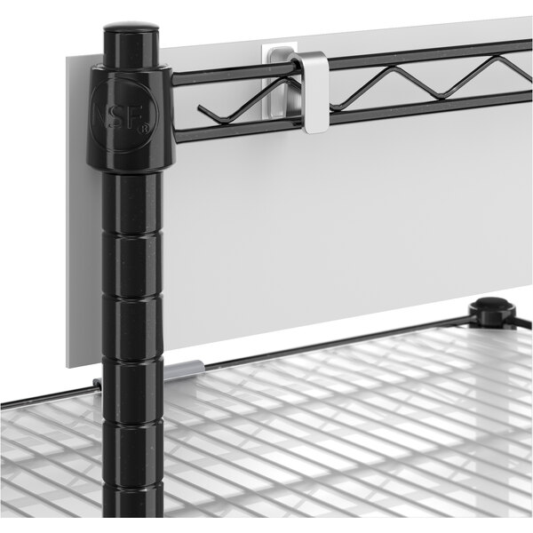 Regency NSF Black Epoxy Mobile Take-Out Shelving Station with 5 Shelves ...
