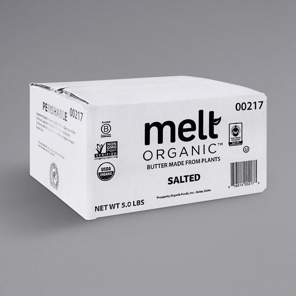 Melt Organic Plant-Based Vegan 5 lb. Salted Butter