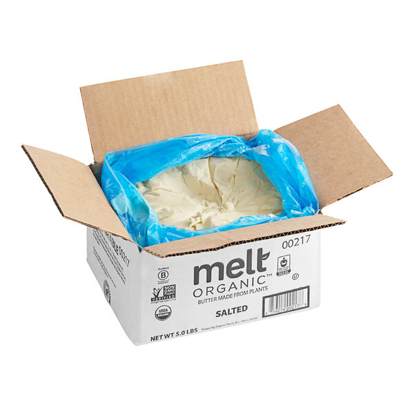 Melt Organic Plant-Based Vegan 5 lb. Salted Butter