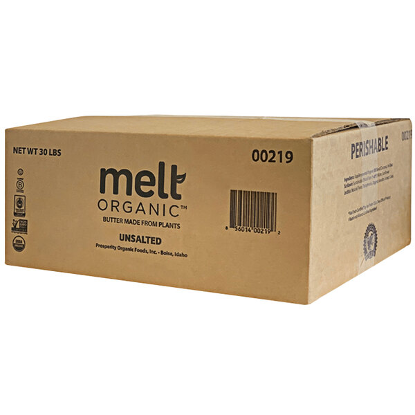 Melt Organic Plant-Based Vegan 30 lb. Unsalted Butter