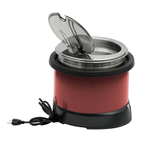 Vollrath 74110140 Mirage 11 Qt. Red Induction Rethermalizer - 120V, 800W