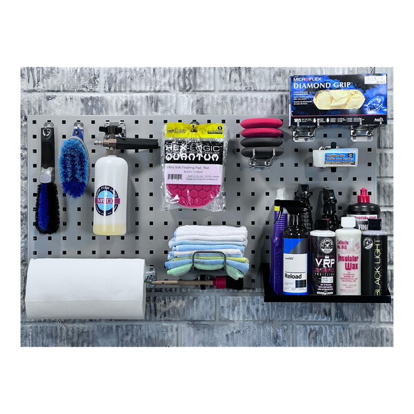 Triton Products 18" x 36" Gray Steel LocBoard - 2/Pack