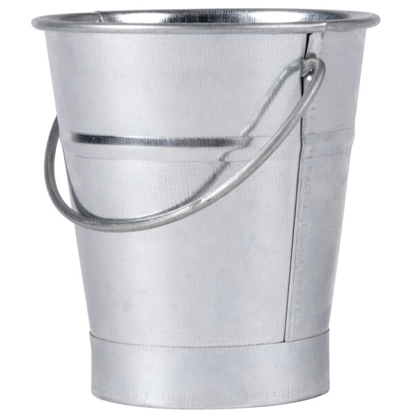 American Metalcraft GP3 Mini Galvanized Pail - 3 1/2"