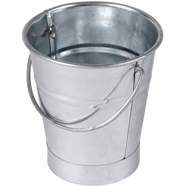 American Metalcraft GP3 Mini Galvanized Pail - 3 1/2"