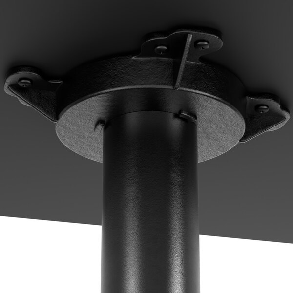 Lancaster Table & Seating 24" x 24" Reversible Cherry / Black Laminated ...