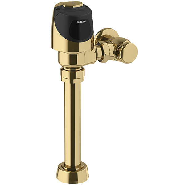 Sloan 3250335 G2 Battery Powered Polished Brass Single Flush Exposed ...