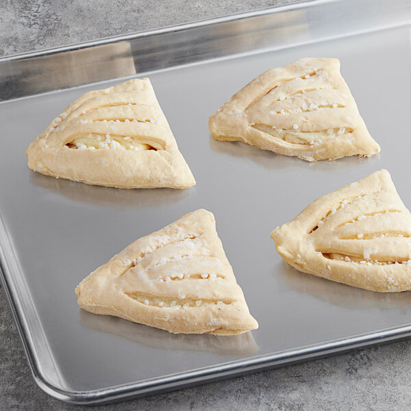 Schulstad Ready to Bake Lemon Creme Fan Danish 3.1 oz. - 48/Case
