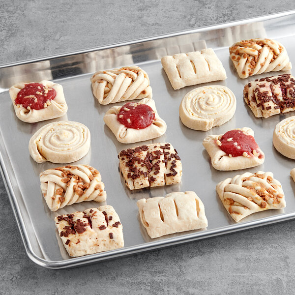 Schulstad Ready to Bake Mini Assorted Danish 24 Count of 5 Flavors ...
