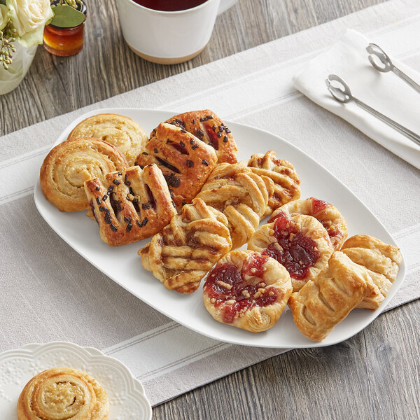 Schulstad Ready to Bake Mini Assorted Danish 24 Count of 5 Flavors ...