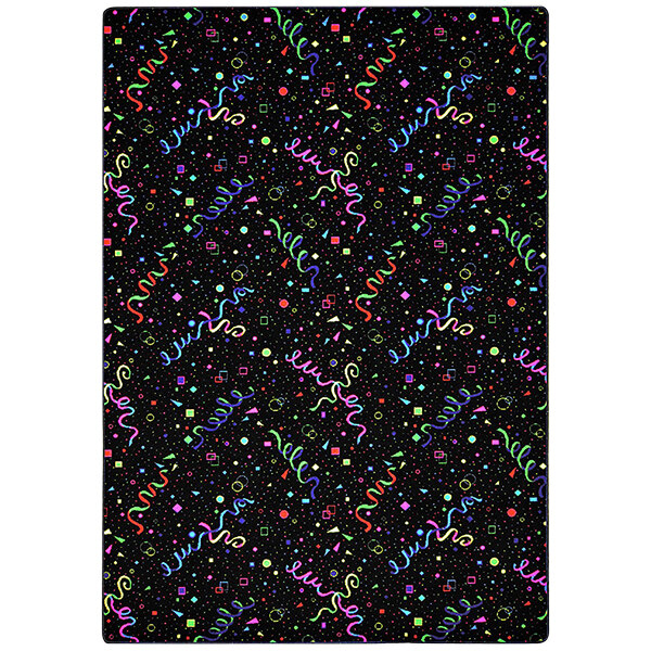 Joy Carpets Neon Lights Celebration 12' x 15' Fluorescent Rectangle ...