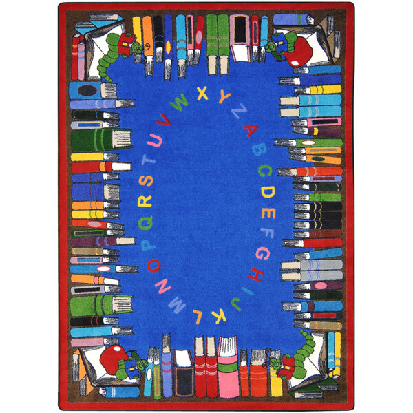 Joy Carpets Kid Essentials Read & Learn 7' 8" x 10' 9" Multicolored ...