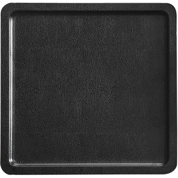 Cal-Mil Modular 9" x 9" Black Square Melamine Tray