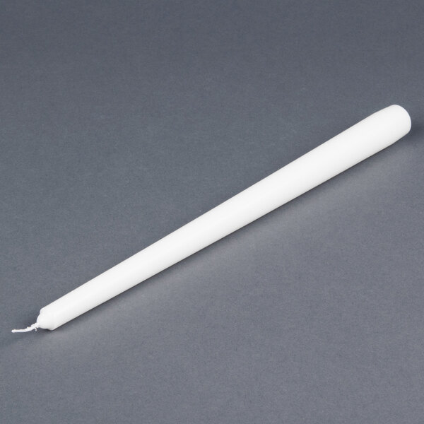 Will & Baumer 12" White Taper Candle - 12/Pack