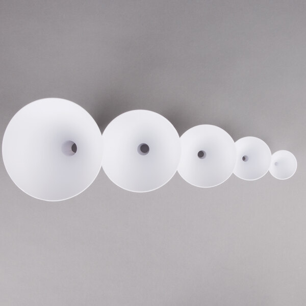 Plastic Funnels: Tablecraft 5-Piece Plastic Funnel Set (White)