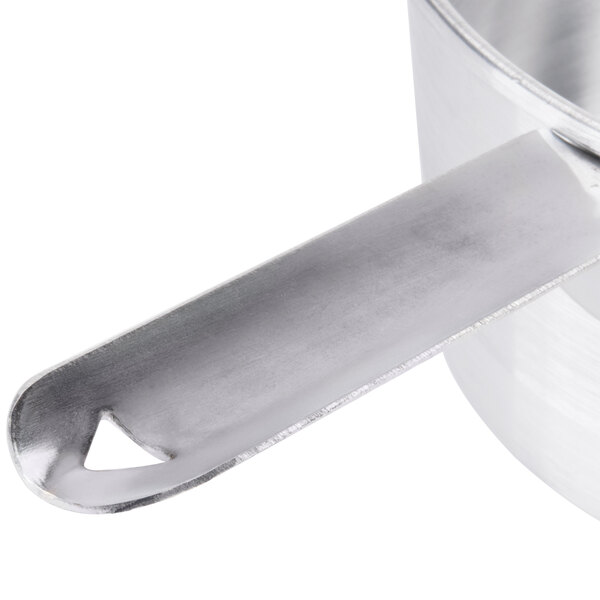 Town 35403 3 Qt. Tapered Aluminum Sauce Pan / Dipper