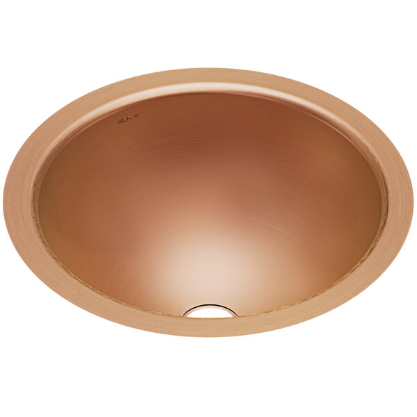 Zurn Elkay ELUH12LV-CU CuVerro Antimicrobial Copper Single Bowl ADA ...