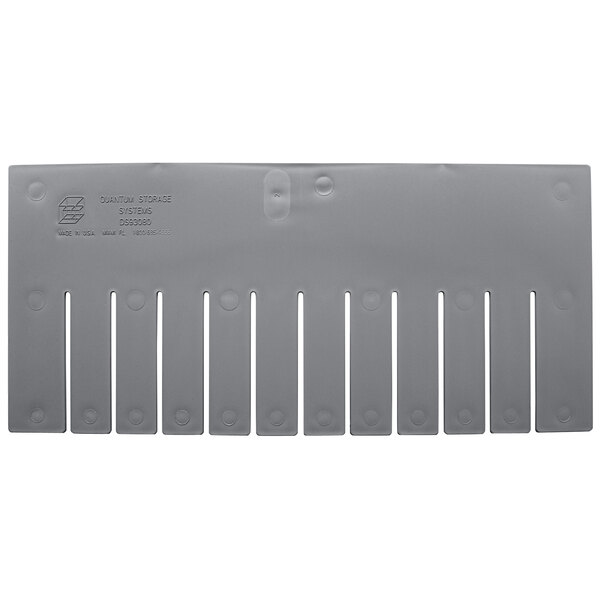 Quantum Gray Short Divider for DG93080 Dividable Grid Container - 6/Pack