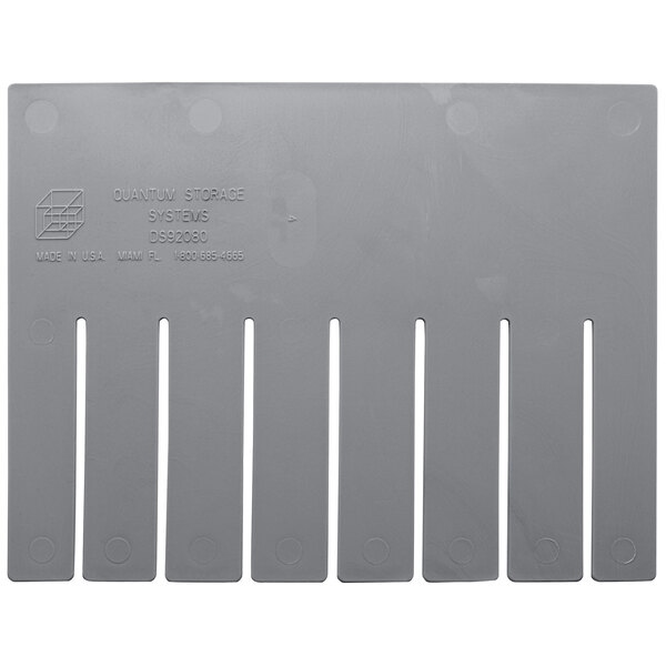 Quantum Gray Short Divider for DG92080 Dividable Grid Container - 6/Pack