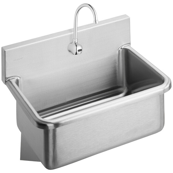 Zurn Elkay EWS2520SACMC 25" x 19 1/2" Wall Mounted Hands-Free Sink with ...